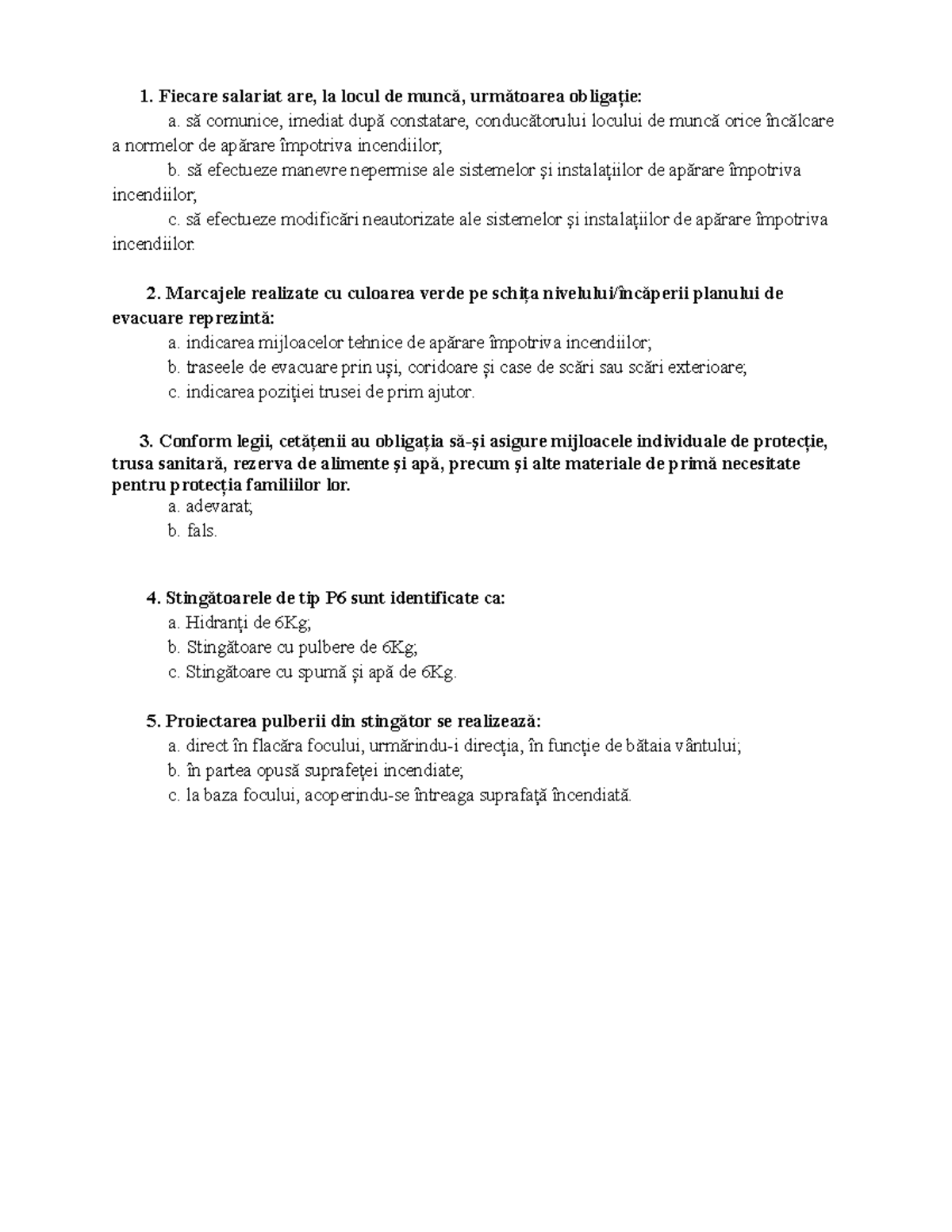 Test PSI - Model de test PSI cu intrebari si fara barem, 5 lei costa ...
