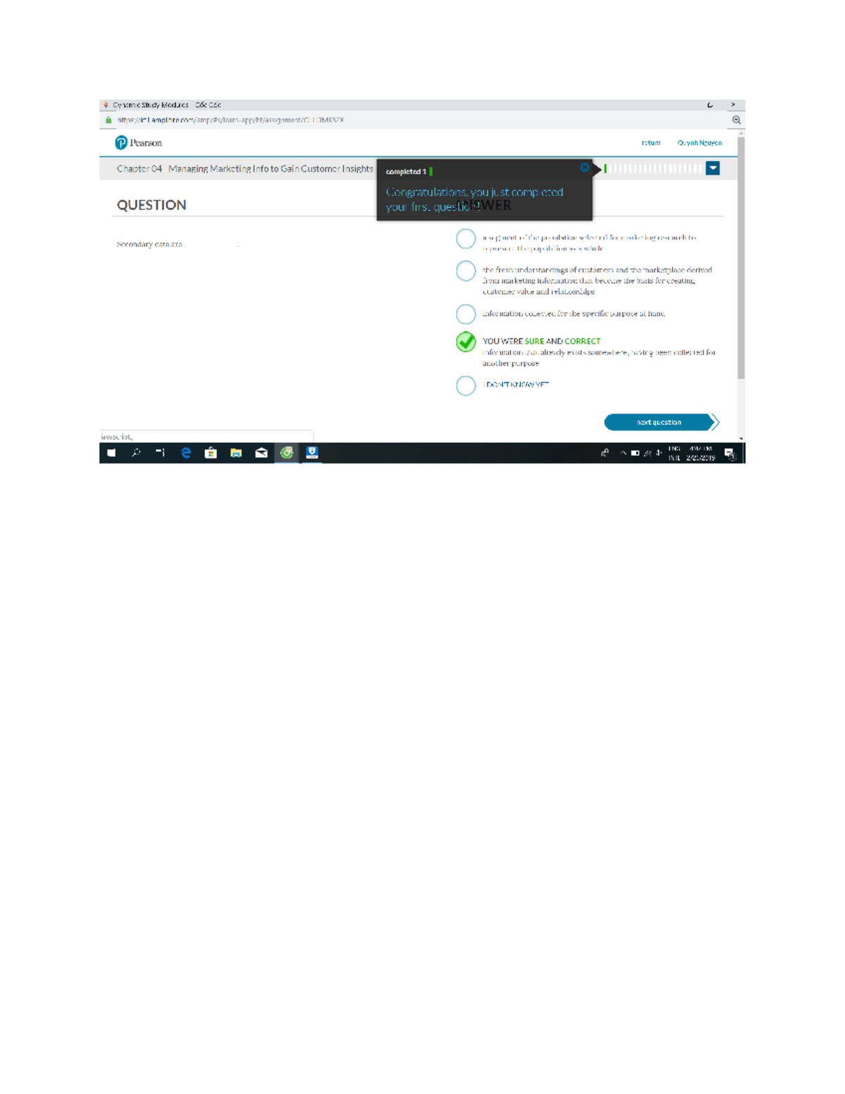 Mk chapter 4 - Practice exam questions - 2063 - Studocu