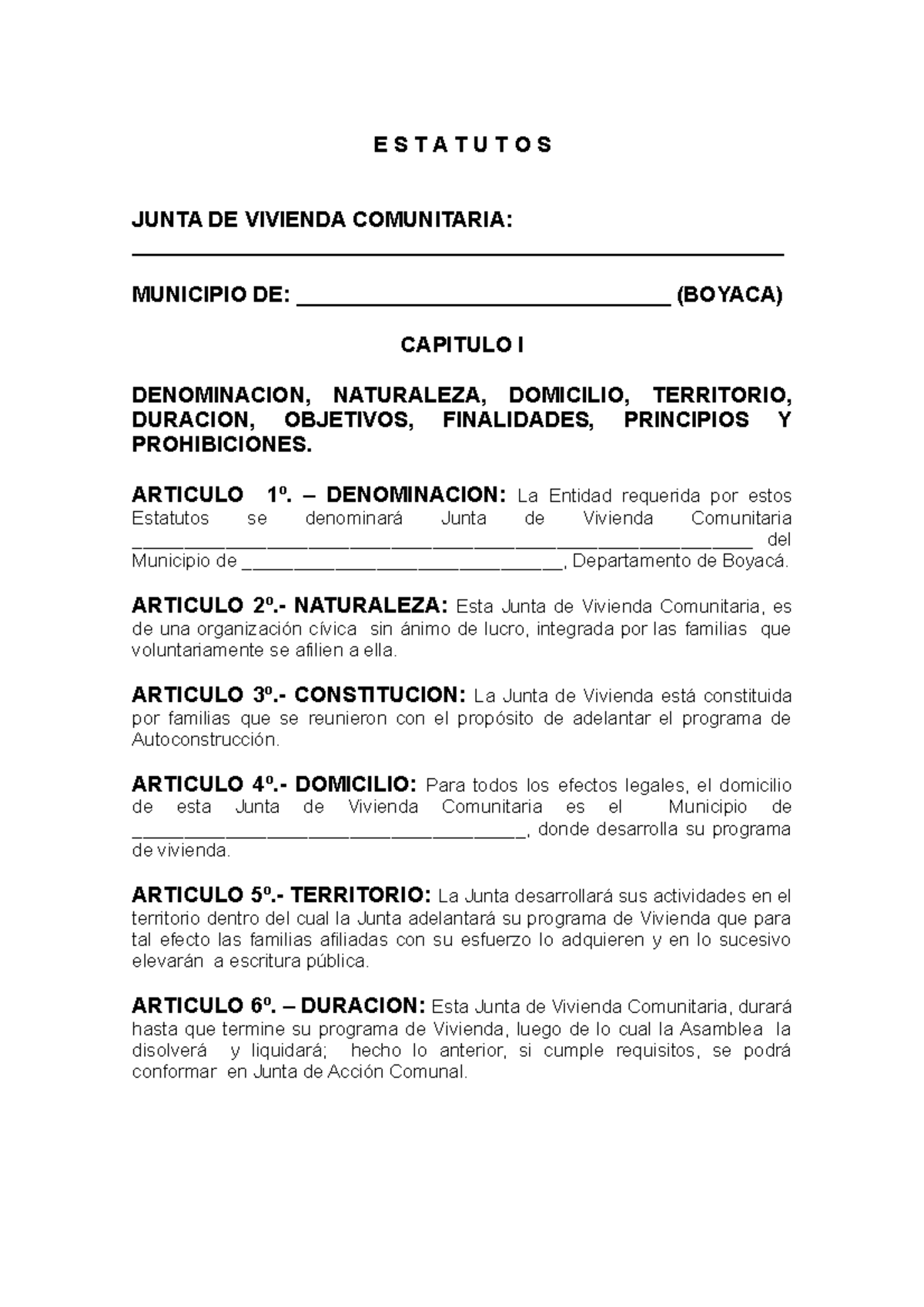 Images admlocal infjuntas estatutos-junta-vivienda-comunitaria-jvc - E ...