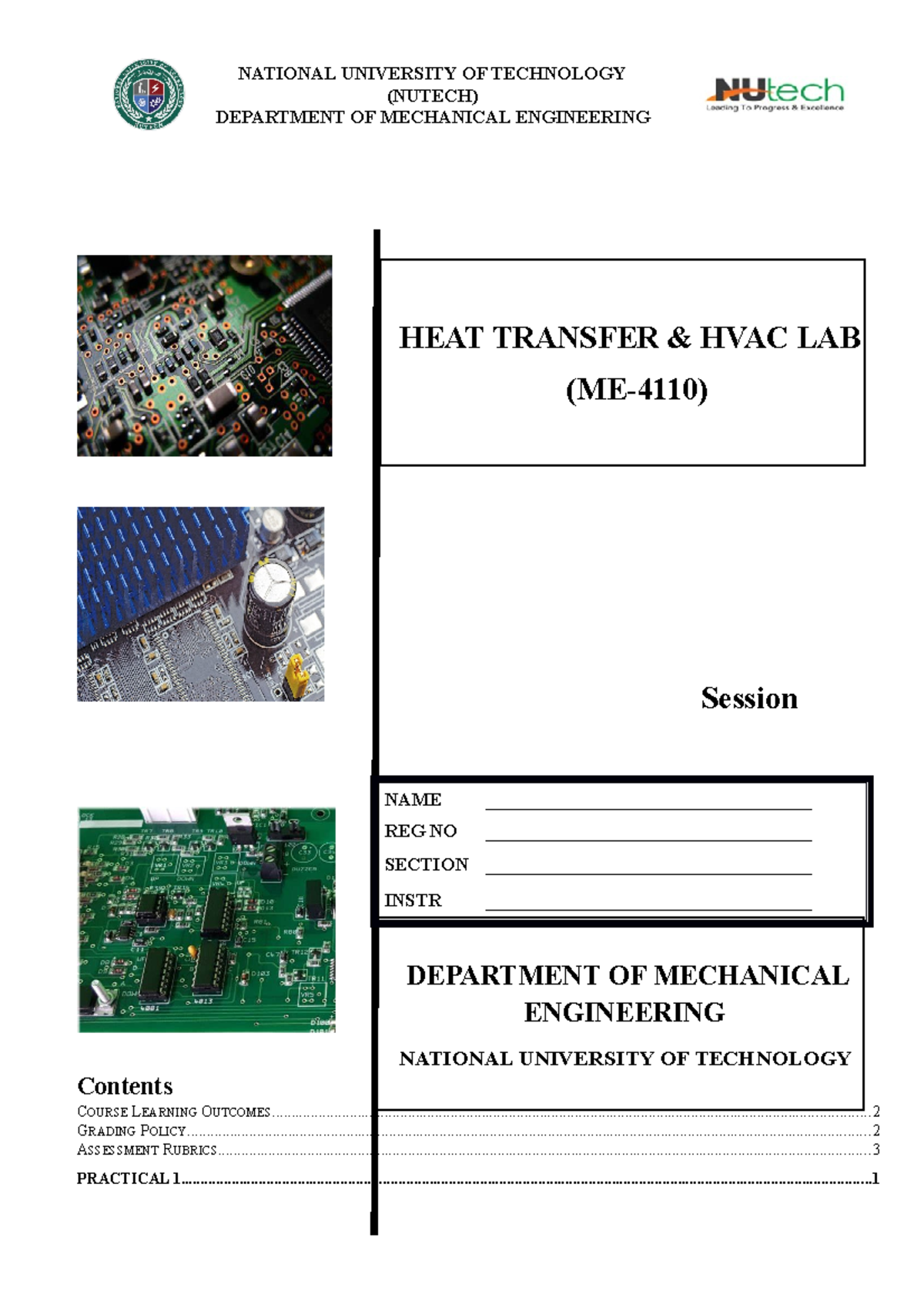 Combined HVAC Manual - mine (updated) - NATIONAL UNIVERSITY OF ...