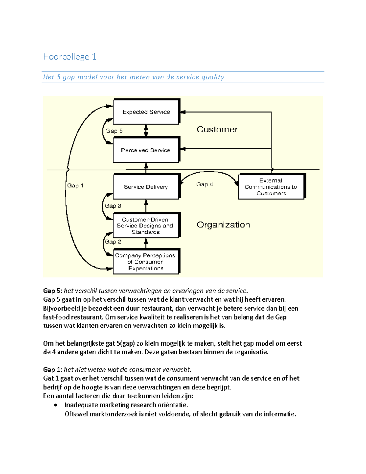 Samenvatting Service marketing Wilson, Zeithalm, Bitner & Gremler ...