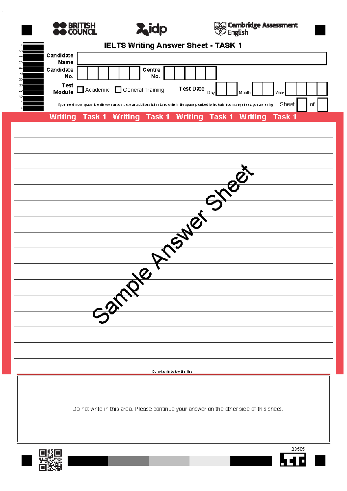 Academic writing answer sheet task 1 4 - Hiến pháp - Studocu