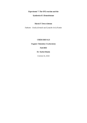 PHYS 2125 Pre-Lab Experiment #11 - Tovar 1 EXPERIMENT #11: Friction ...