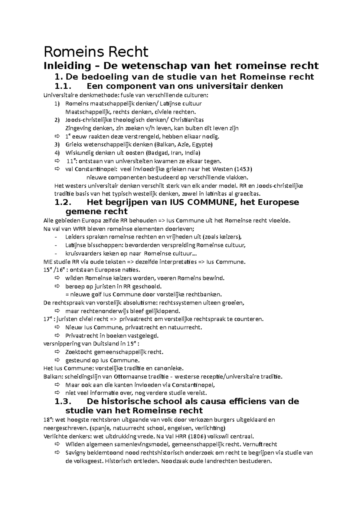 Romeins Recht SAM2017 2018 - Romeins Recht Inleiding – De wetenschap ...