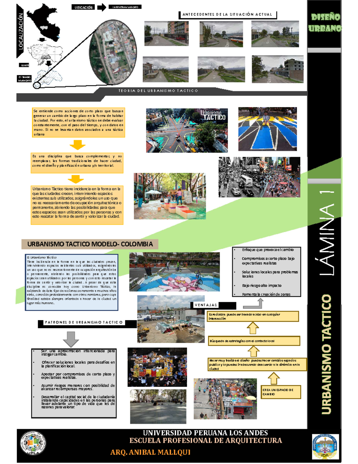 Urbanismo Tactico Mdjsc - Warning: TT: undefined function: 32 L Á M I N A 1 UNIVERSIDAD PERUANA ...