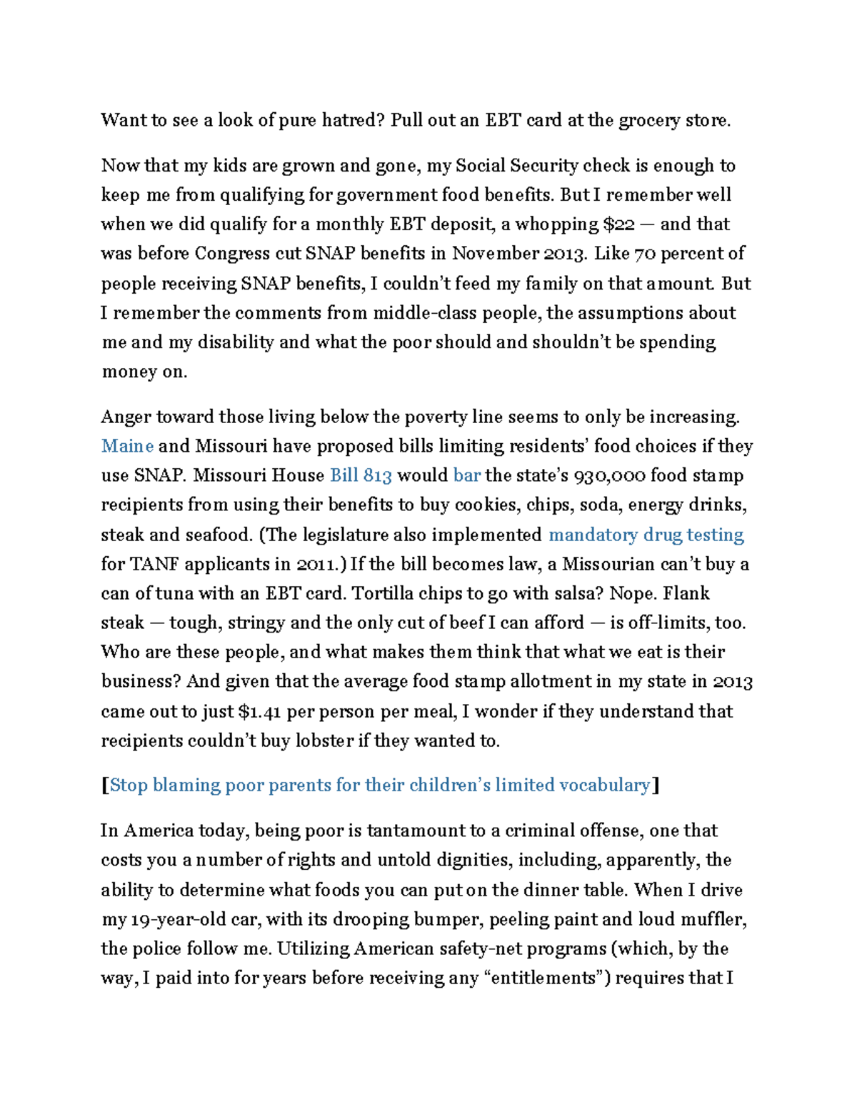 Poor Hatred - assignment work - Want to see a look of pure hatred? Pull ...