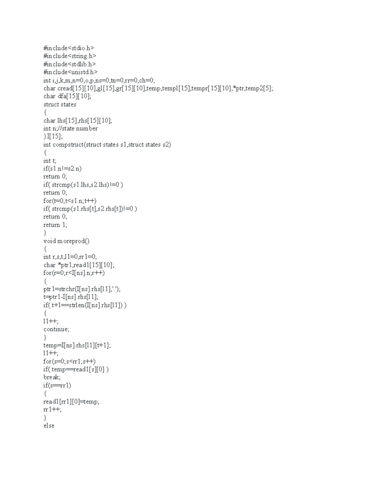SLR(1) parser technique - #include #include #include - Studocu