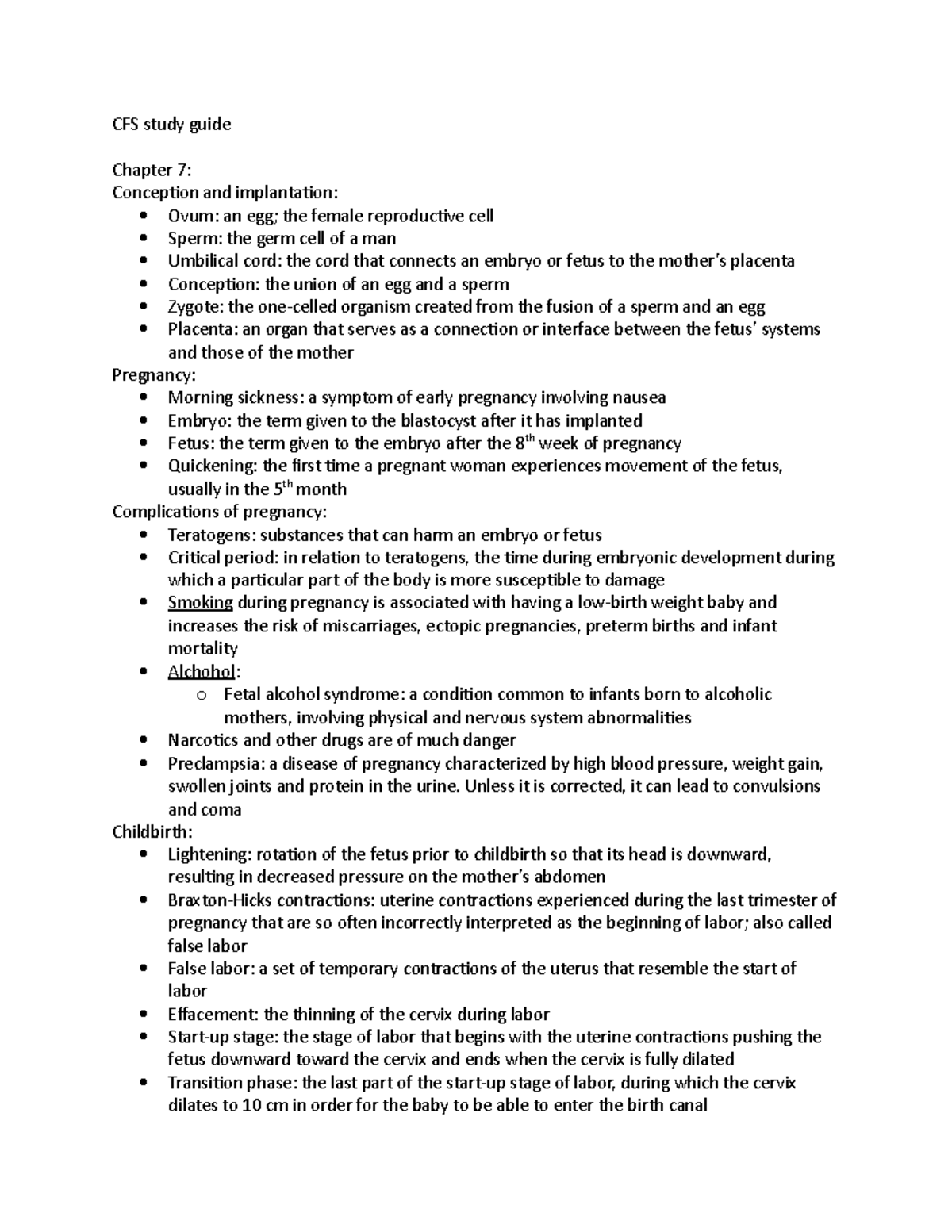 CFS final study guide - Summary Human Sexuality - CFS study guide ...