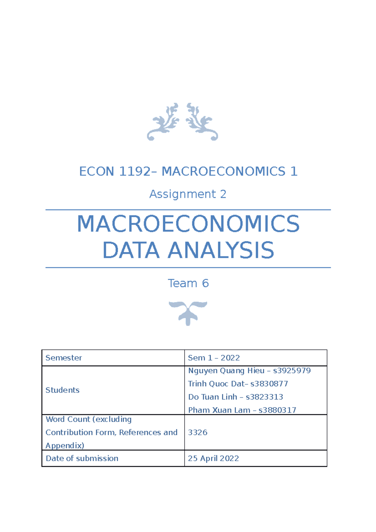 Macroeconomics data analysis for developed and developing country ...