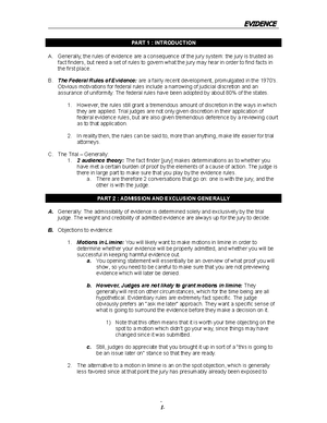 Evidence Outline (Capra) - Evidence Outline (Capra) Prelude In the ...