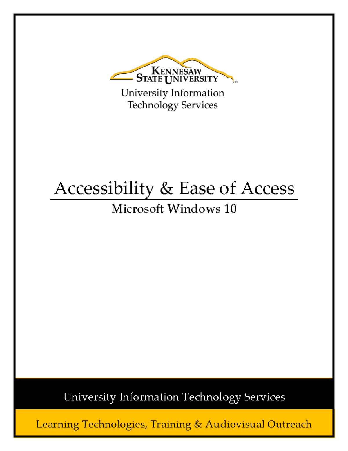 windows 10 accessibility ease of access - Accessibility & Ease of ...