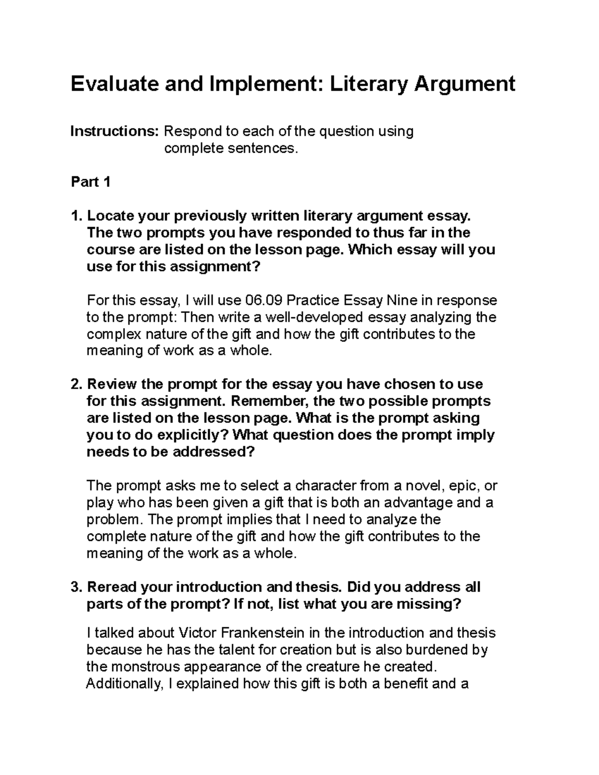 07.08 Evaluate and Implement Literary Argument - LGST109 - UCSC - Studocu