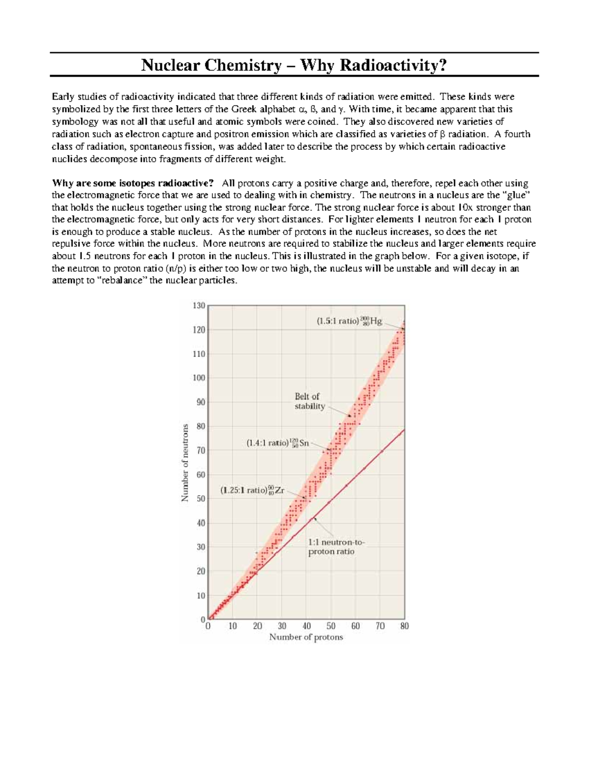 Nuclear Why Radioactivity - Nuclear Chemistry – Why Radioactivity ...