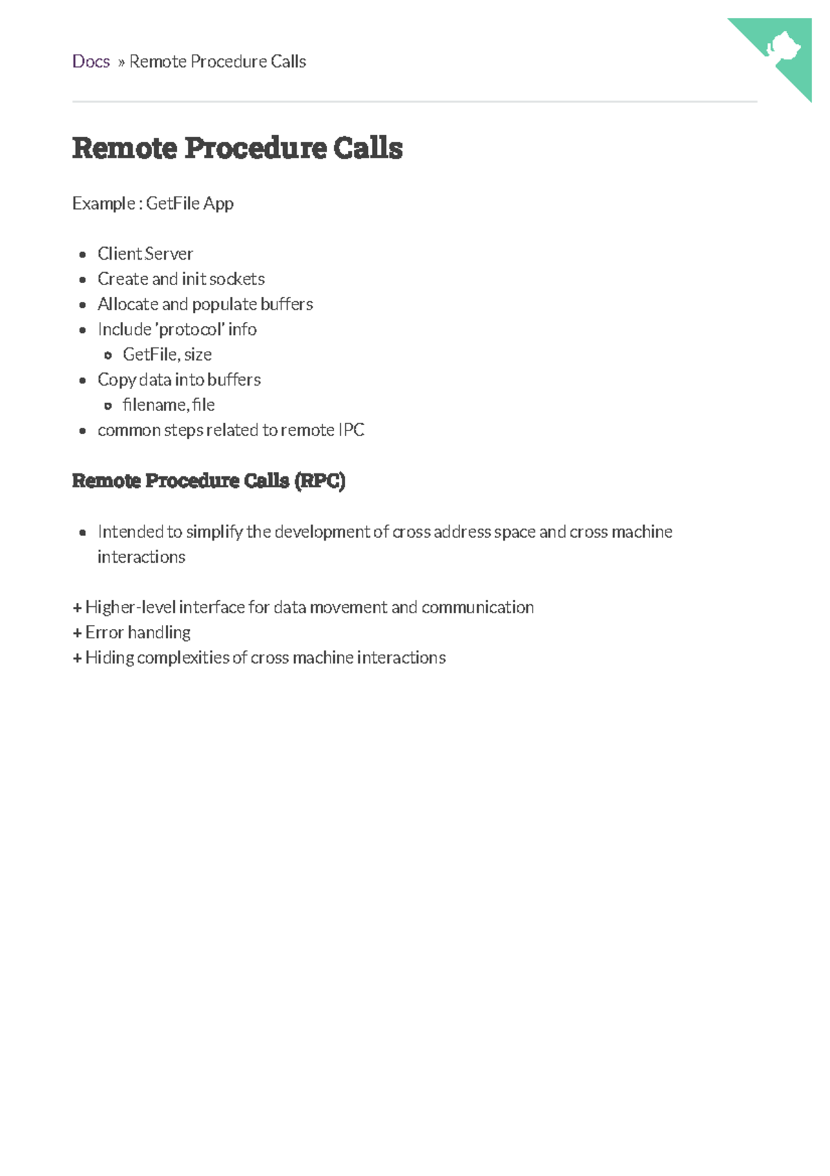 Test - Docs » Remote Procedure Calls Remote Procedure Calls Example ...