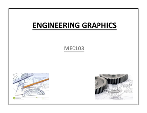 Projections of Point - Lecture notes 6 - ENGINEERING GRAPHICS Topic ...