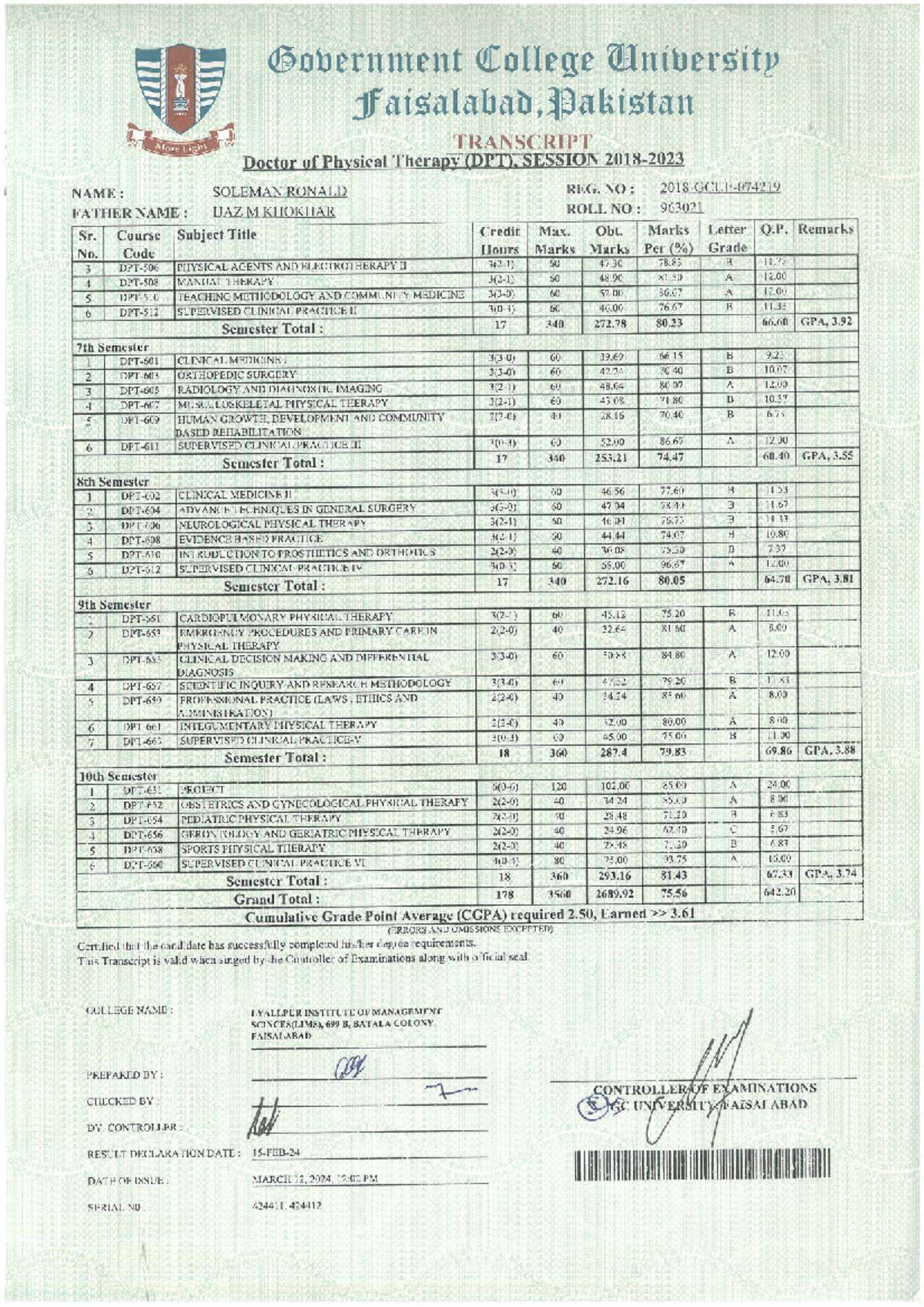 Trans 2 - mcqs - Government College University Faisalabad, Pakistan ...