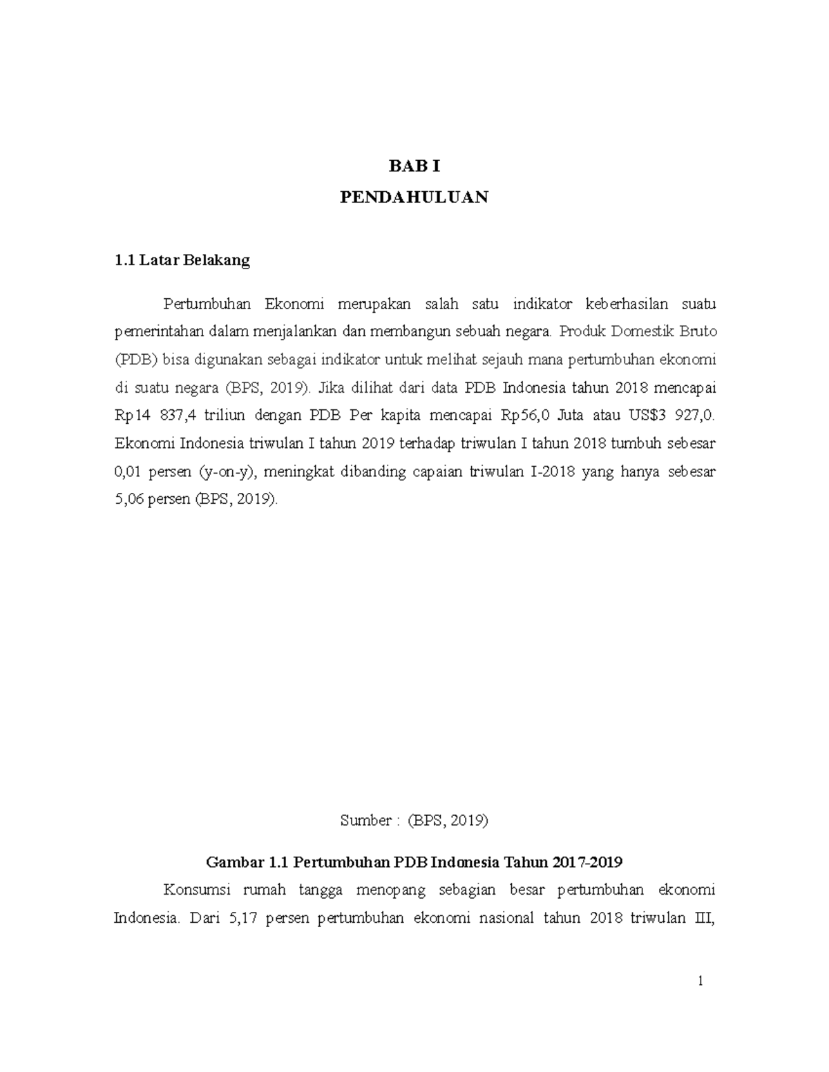 Pendahuluan BAB 1 PT Sedaya Finance - 1 BAB I PENDAHULUAN 1 Latar Belakang Pertumbuhan Ekonomi ...