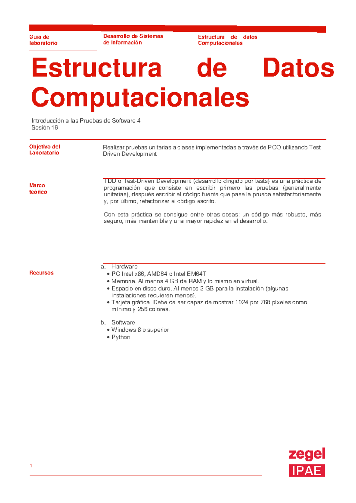 Estructura de Base de Datos-Informatica - 1 Guía de laboratorio de ...