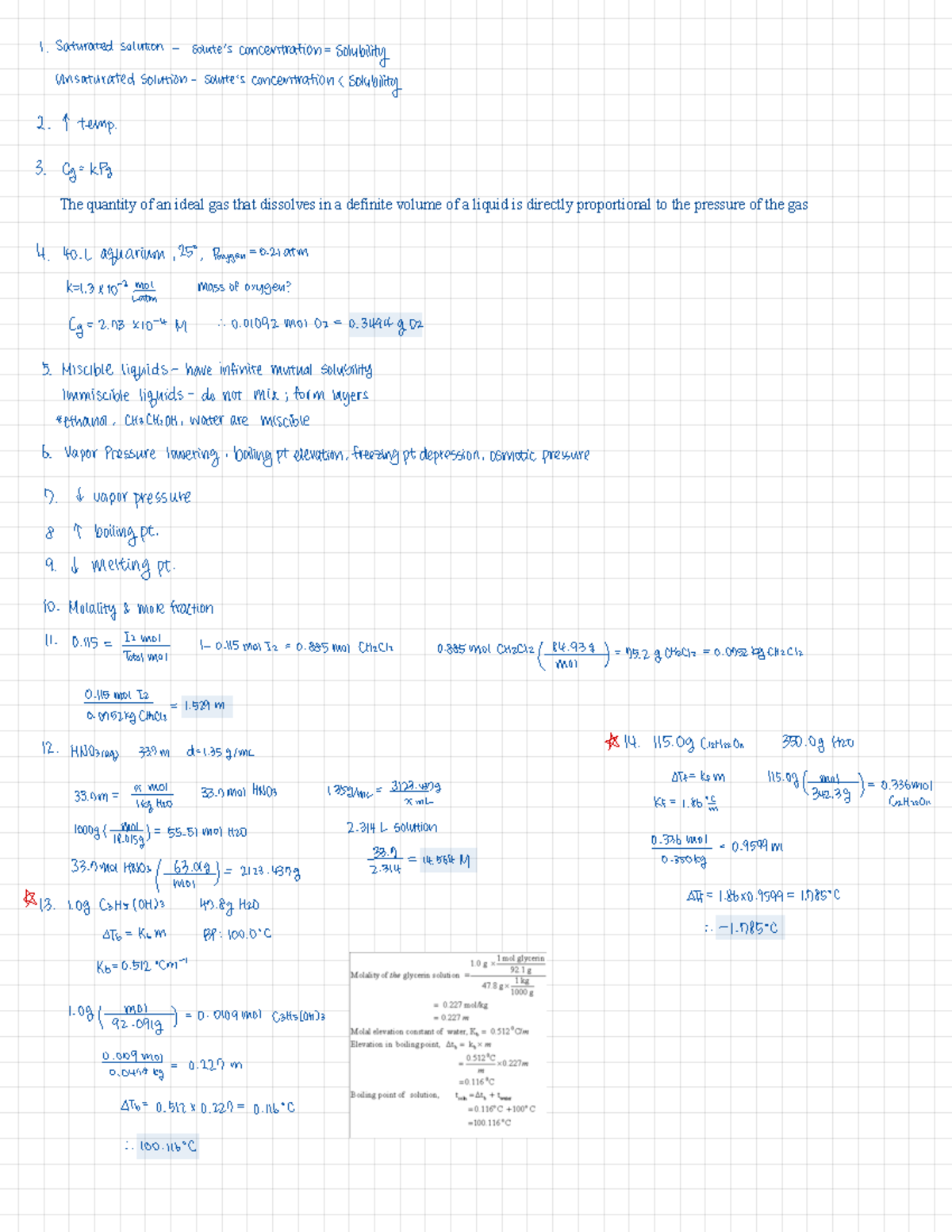 Chem 0120 11 B Worksheet Ans - The quantity of an ideal gas that ...