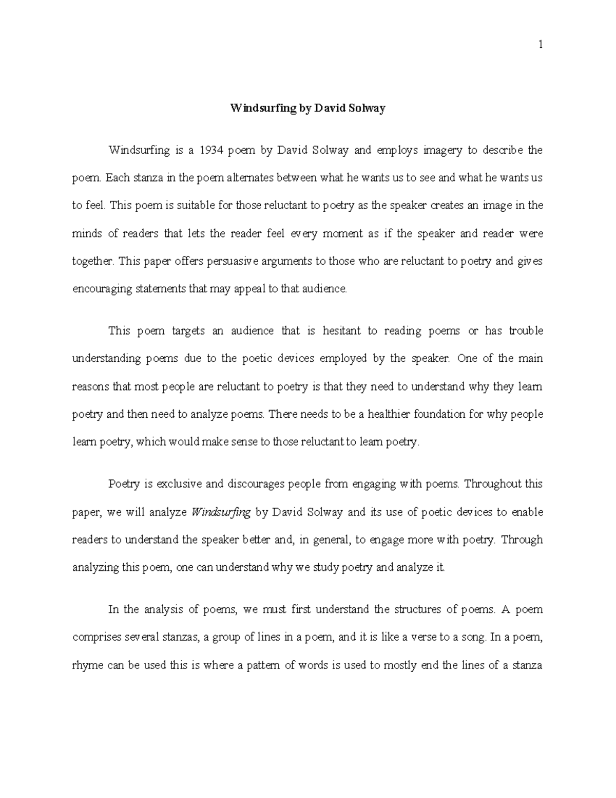 Windsurfing by David Solway - Windsurfing by David Solway Windsurfing ...