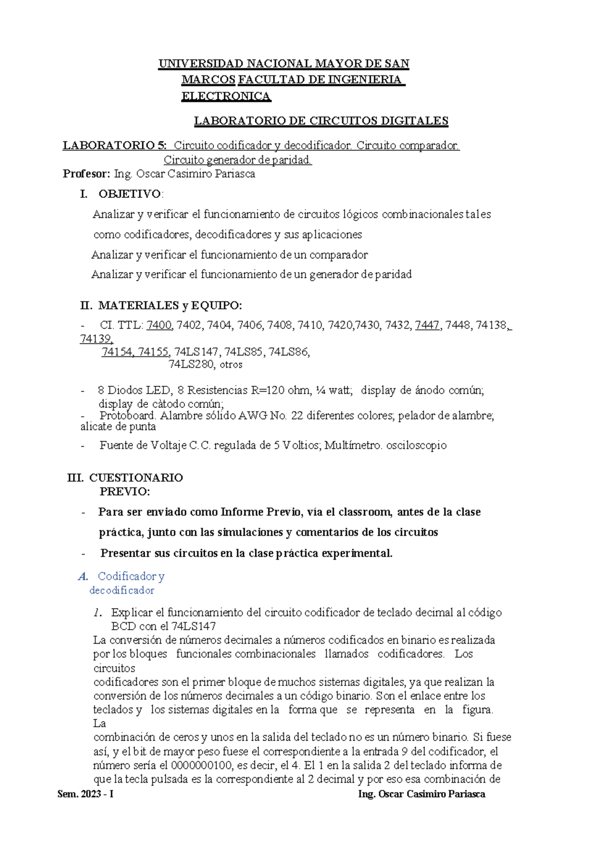 Circuitos Digitales - Circuitos codificadores y decodificadores ...