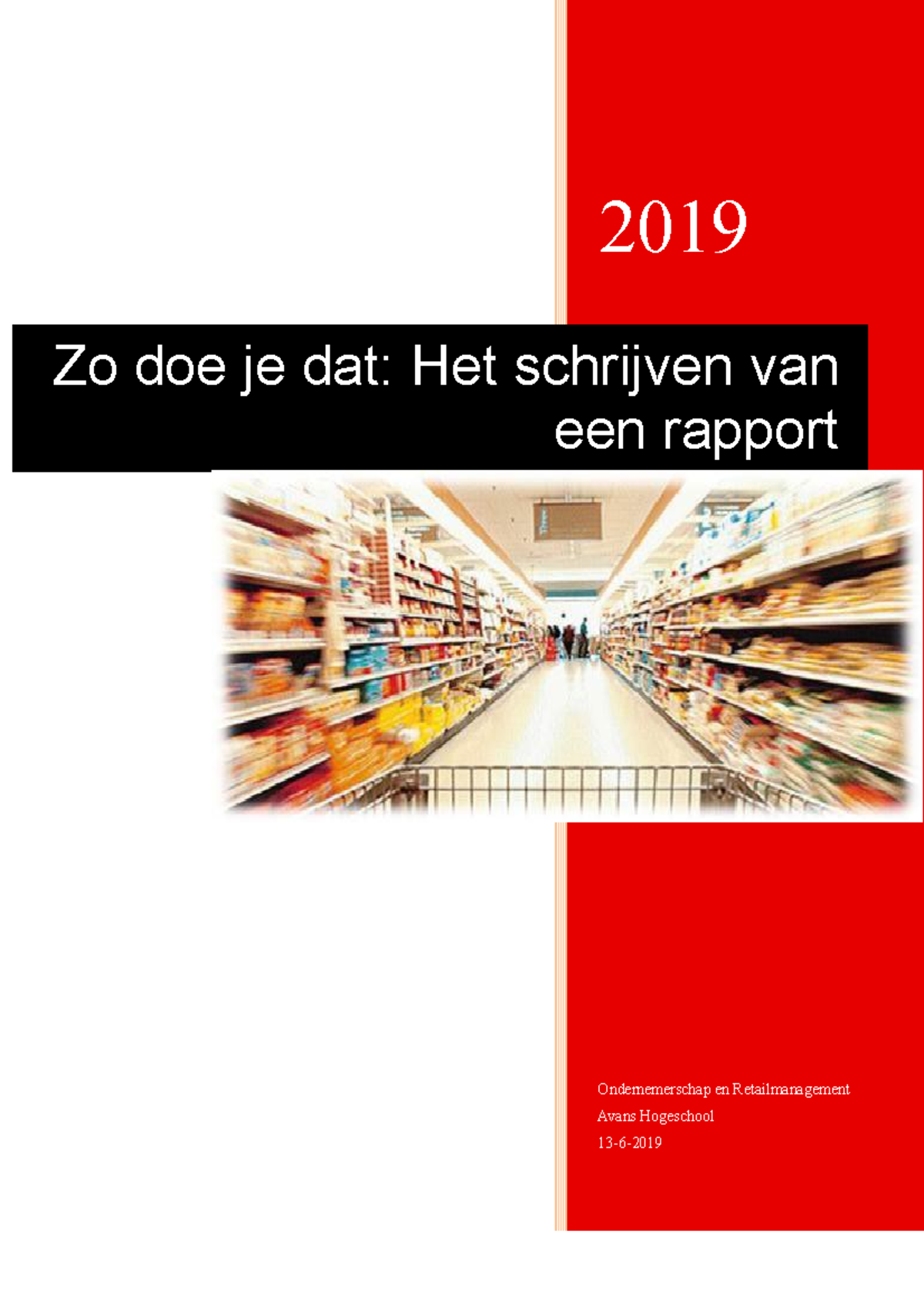 Hoe schrijf je een verslag Rapporteren Inholland - 2019 Ondernemerschap ...