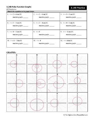 Practice 3.15-Rates of Change Polar Functions - 3. Rates of Change in ...