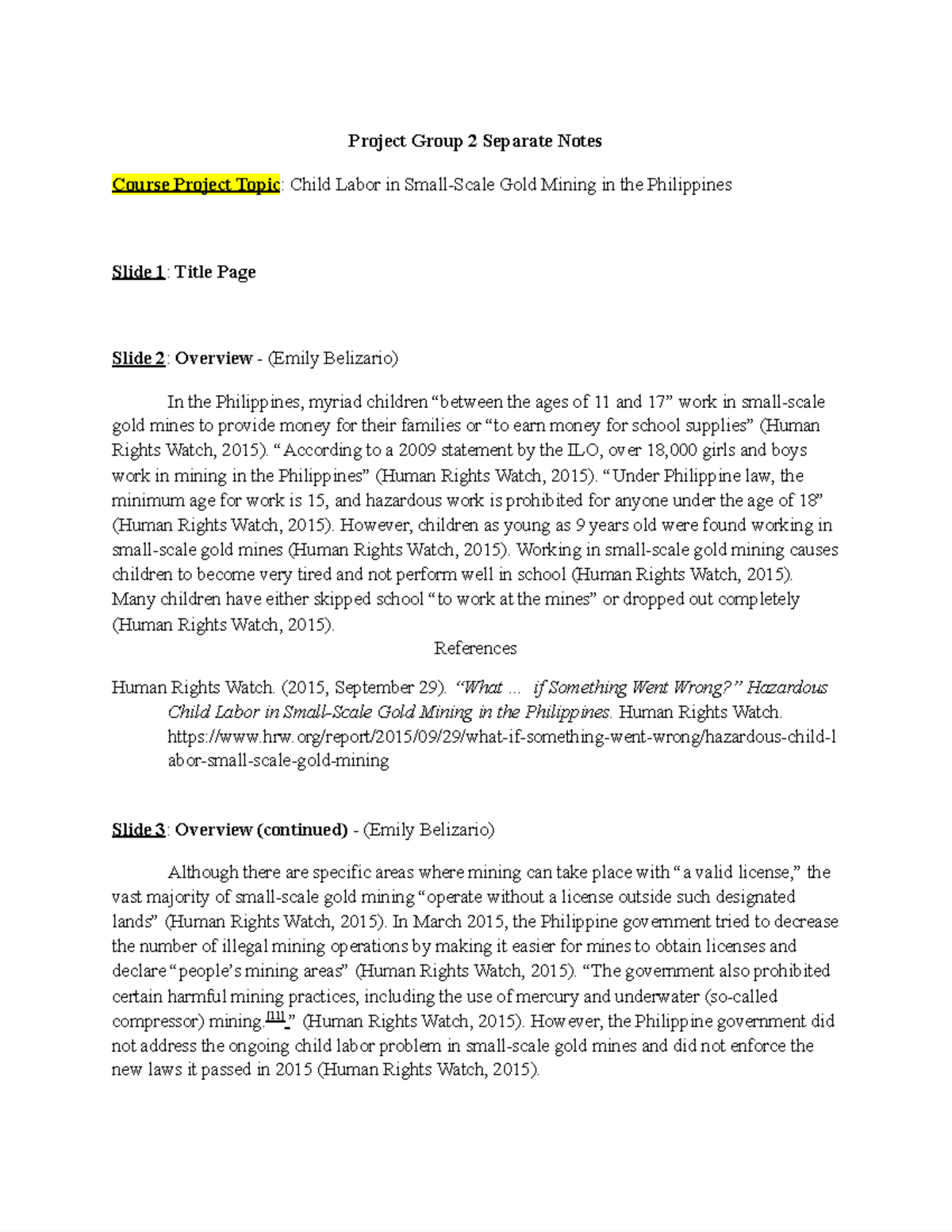 Group 2 Separate Notes - Google Docs-1 - Project Group 2 Separate Notes ...