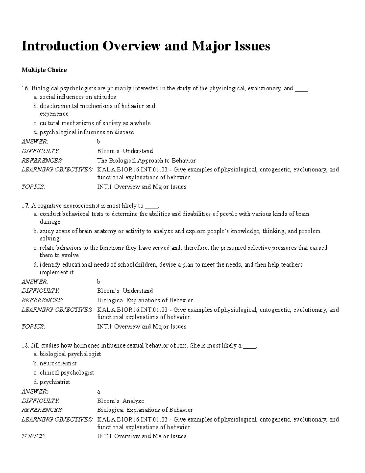 Introduction and Overview - Introduction Overview and Major Issues ...