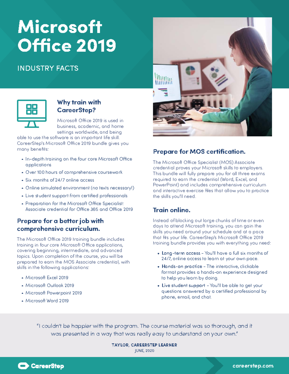 Microsoft office 2019 one sheet - Microsoft O ce 2019 INDUSTRY FACTS ...