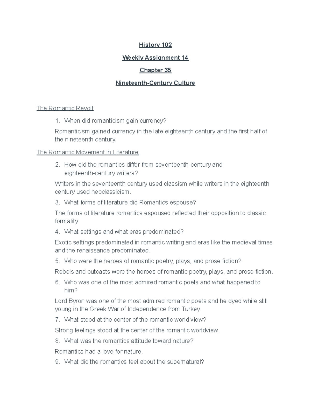 History 102 Chapter 35 - Weekly Questions - History 102 Weekly ...