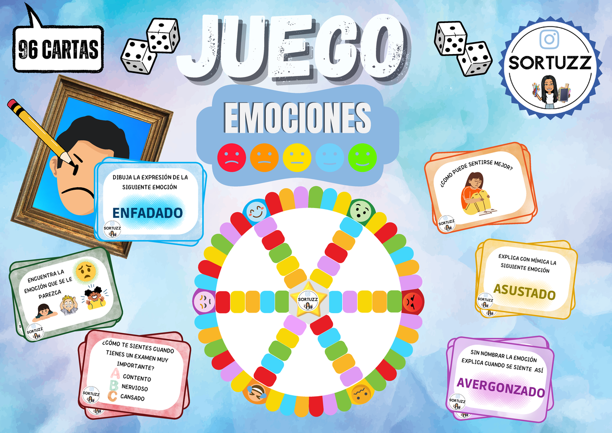 Trivial DE LAS Emociones - JUEGO JUEGO JUEGO DIBUJA LA EXPRESIÓN DE LA ...