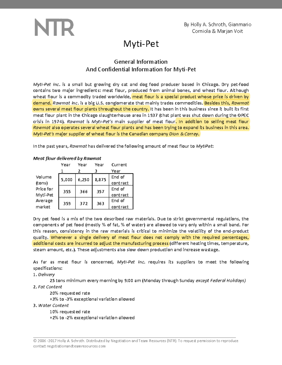 Myti-Pet Role - Case - © 2006 -20 1 7 Holly A. Schroth. Distributed by ...