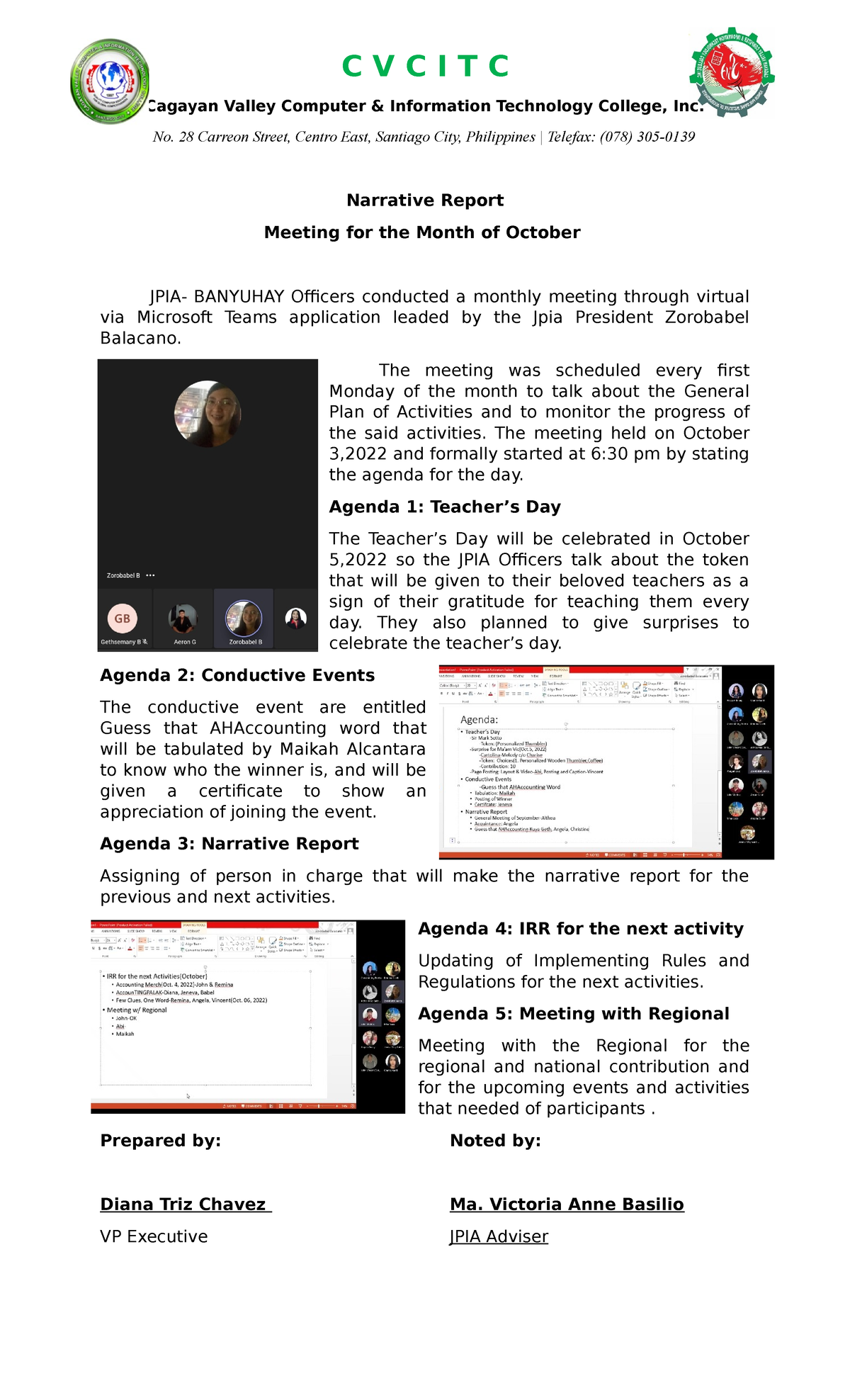 Inbound 180736207633734145 - C V C I T C Cagayan Valley Computer ...