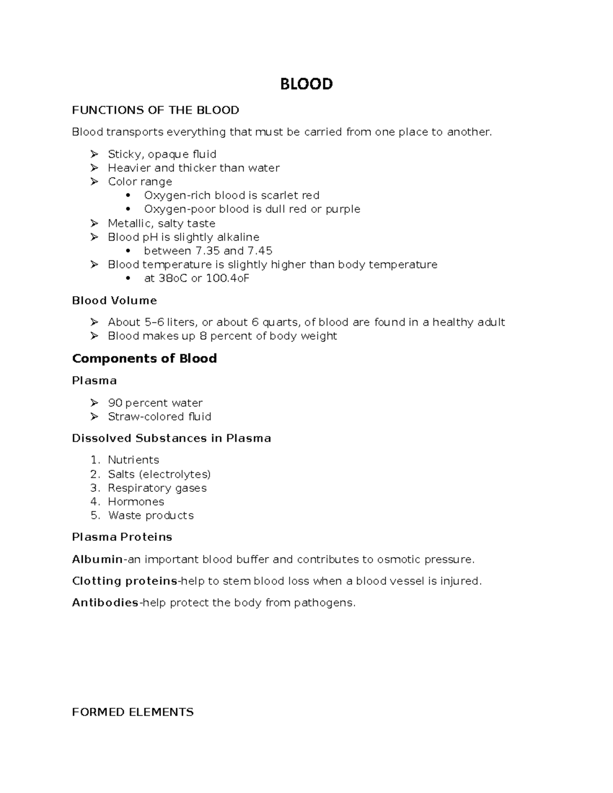 Blood - roles and functions of drug in the human body - BLOOD FUNCTIONS ...