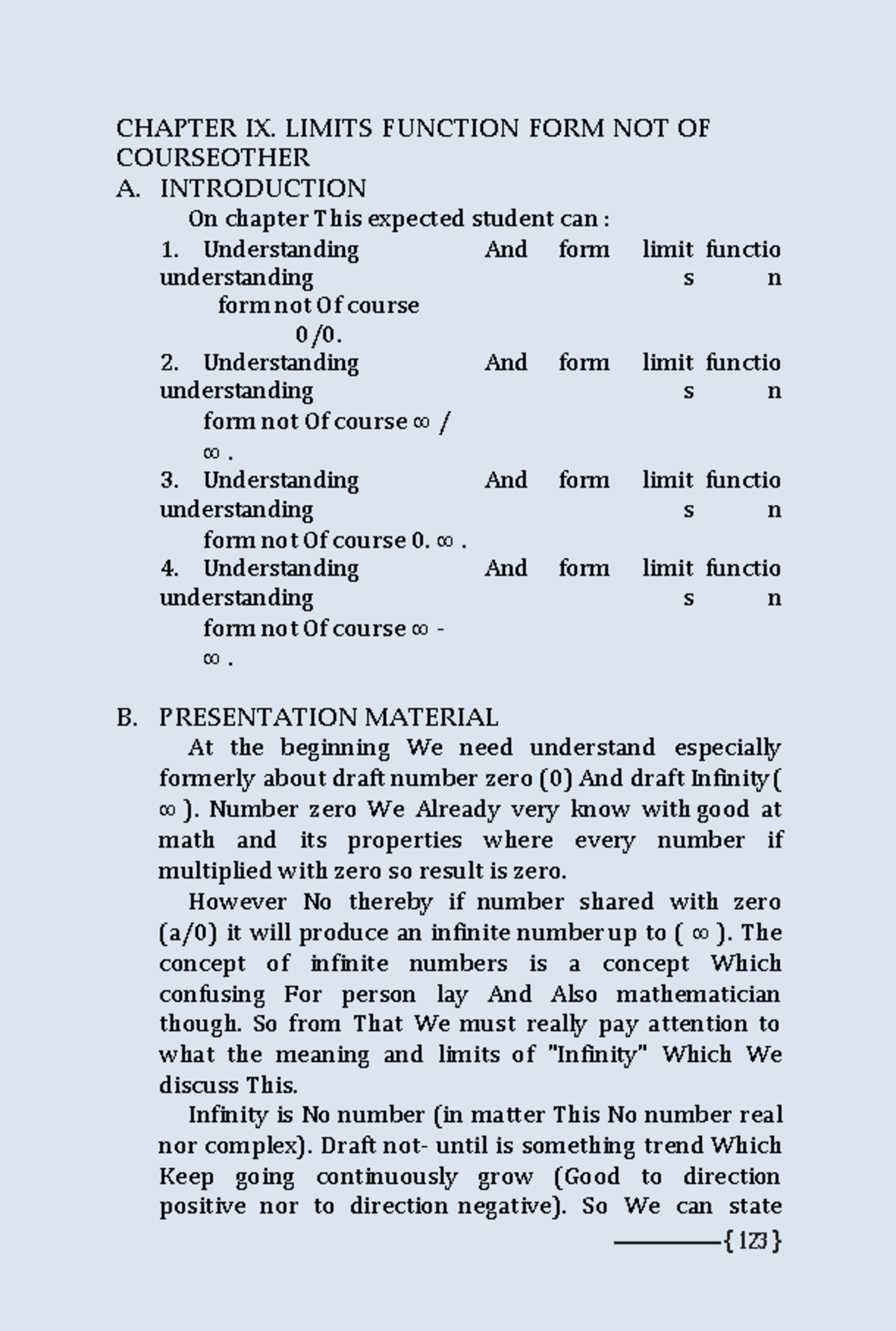 Calculus Math How To Calculate Formulas Basic Formulas 78 { 123 } Chapter Ix Limits