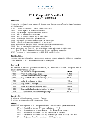 Etude de fonctions TD5 2020-2021-correction - TD 5 : Exercices sur le logarithme népérien ...