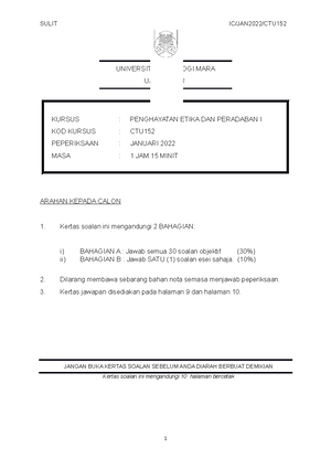 CTU152 Review artikel Gejala Rasuah - TAJUK: ANALISIS FAKTOR-FAKTOR ...