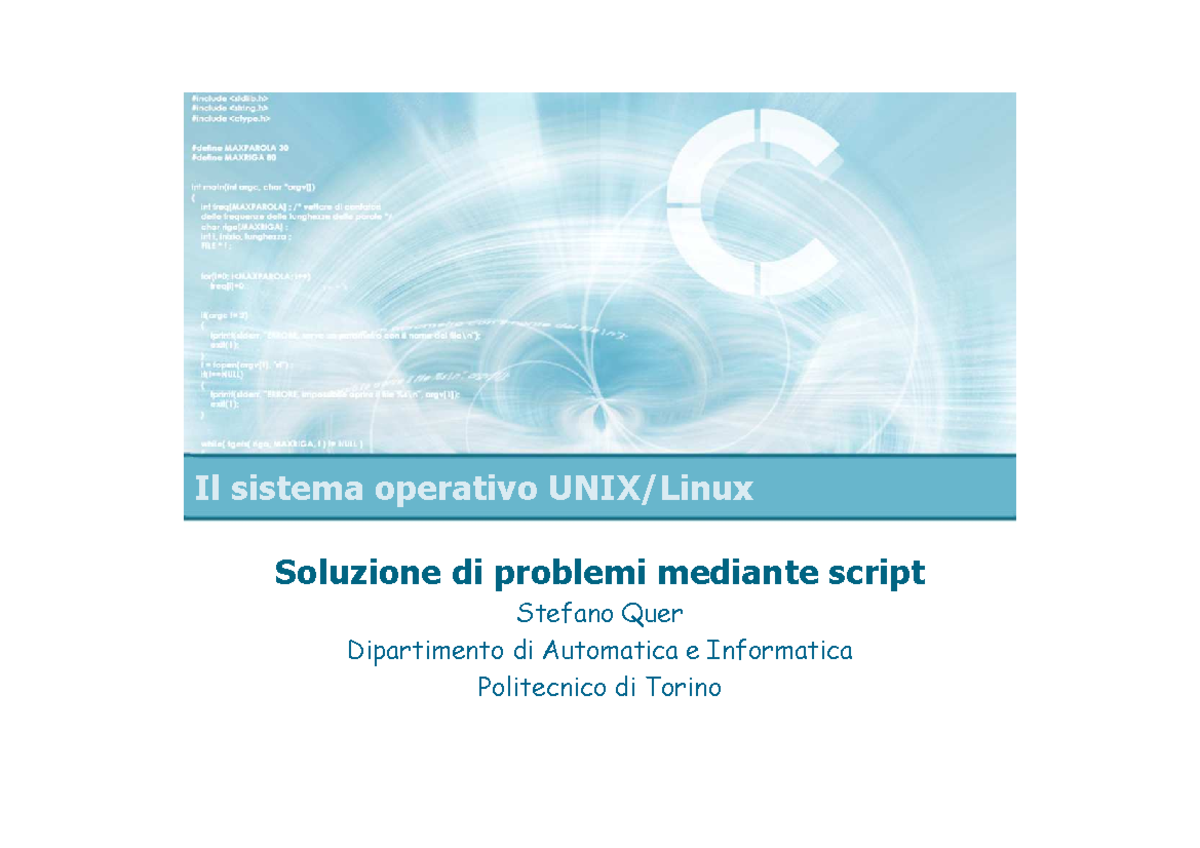 U06s03-esercizi - Riassunto Sistemi operativi - Il sistema operativo ...