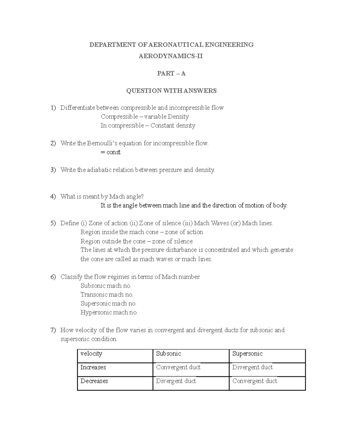 Aerodynamics II 2 Marks - DEPARTMENT OF AERONAUTICAL ENGINEERING ...