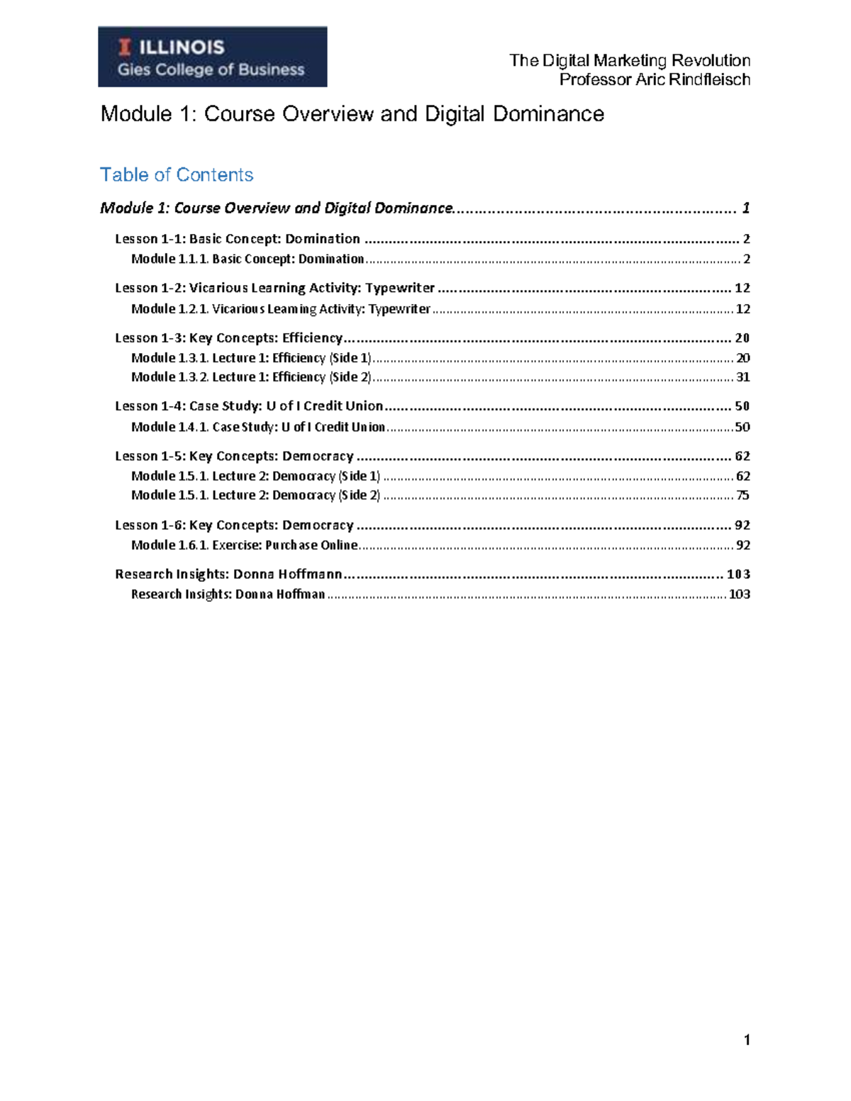 Module 1 Transcript The Digital Marketing Revolution compressed ...