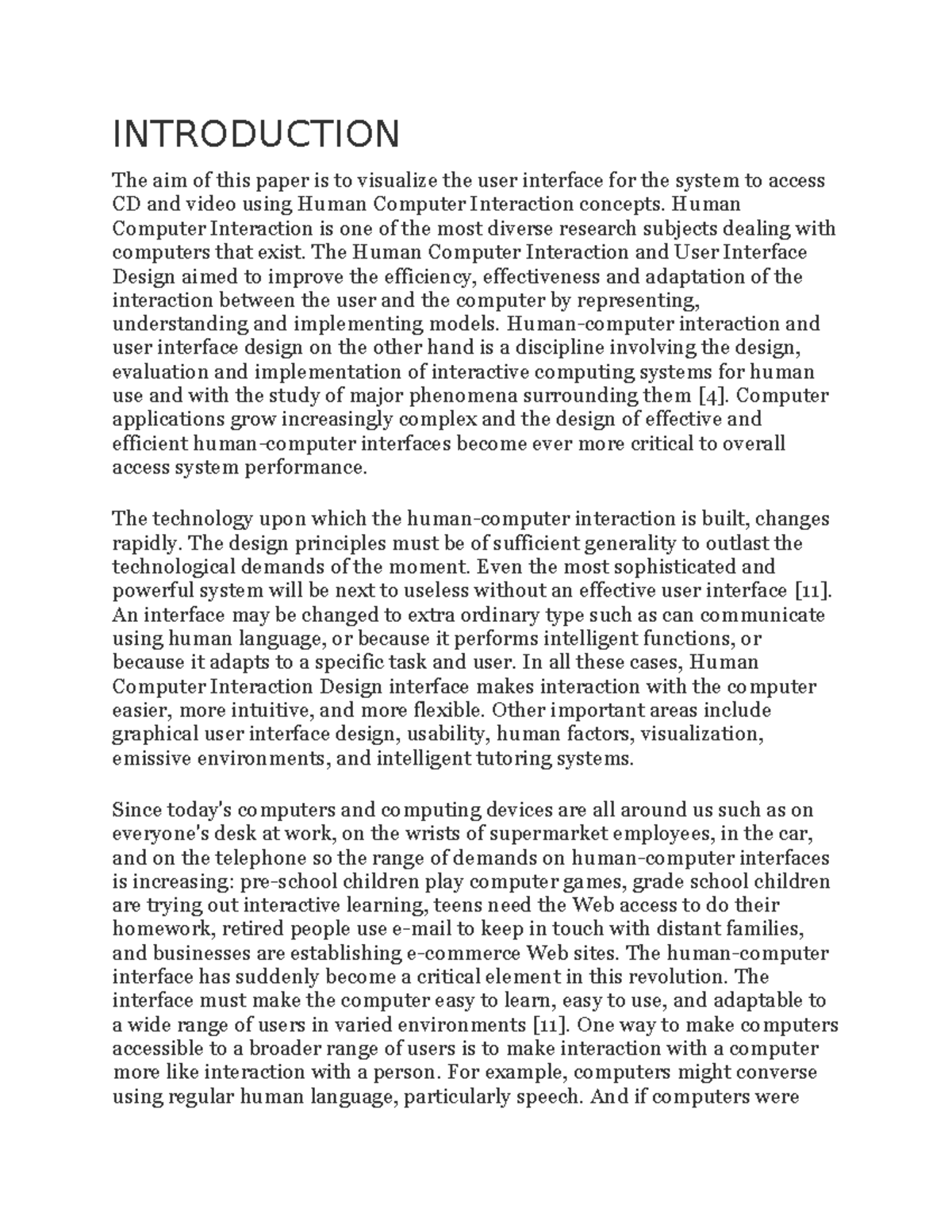 1 - This is material for first Task. - INTRODUCTION The aim of this ...