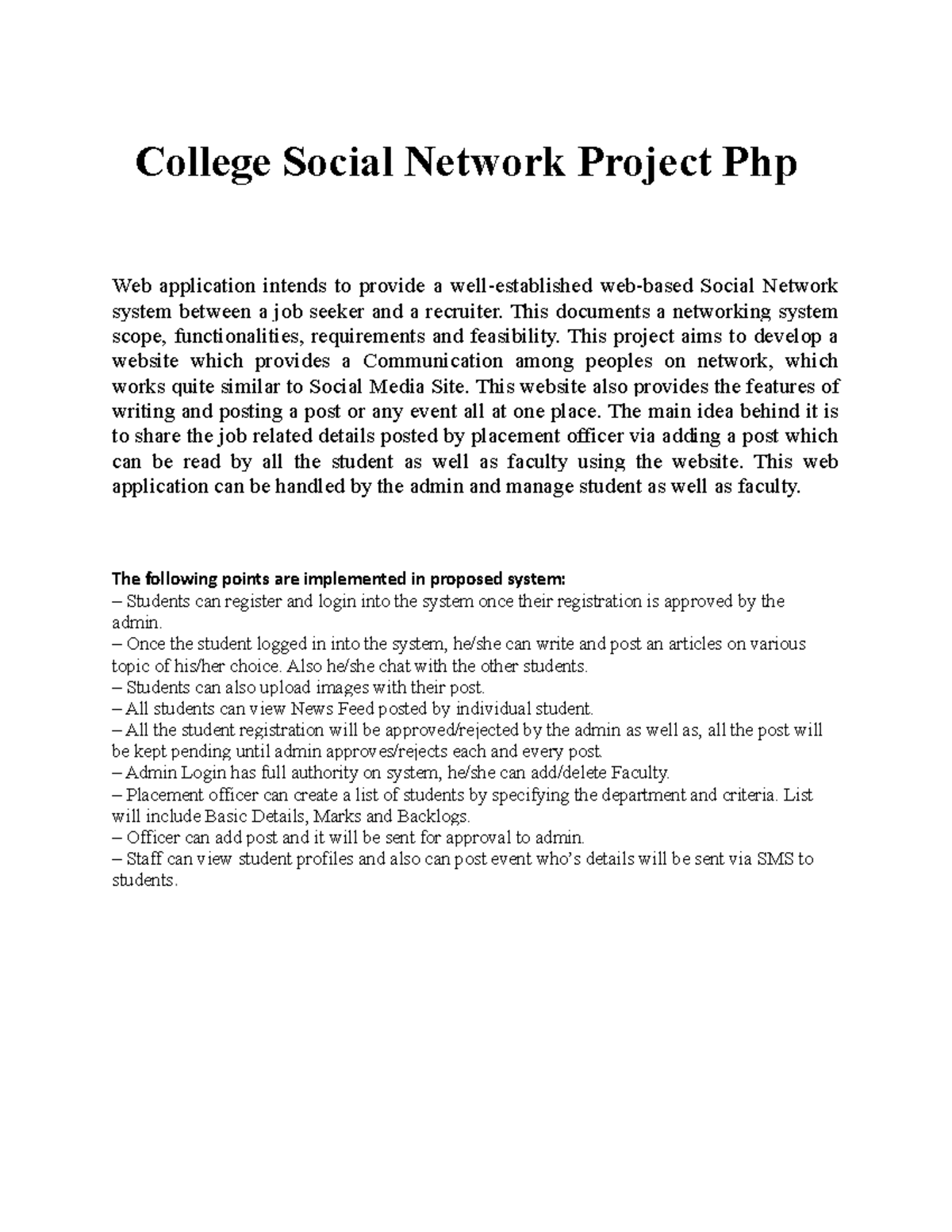P062 - Related to computer graphics - College Social Network Project ...