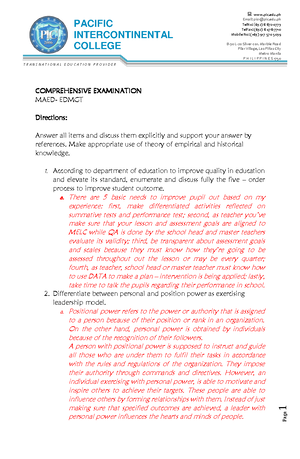 Latest Course Outline Pathfit 1 Movement Competency - COLLEGE OF ...