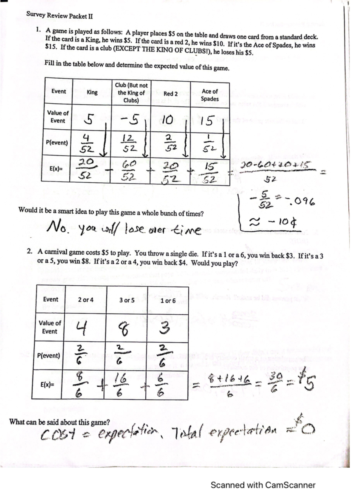 review packet 2 part 2 - MATH 1102 - Studocu