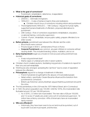 Chapter 2 - Colonial Jails - CRIJ 2365 Correction System and Practice ...