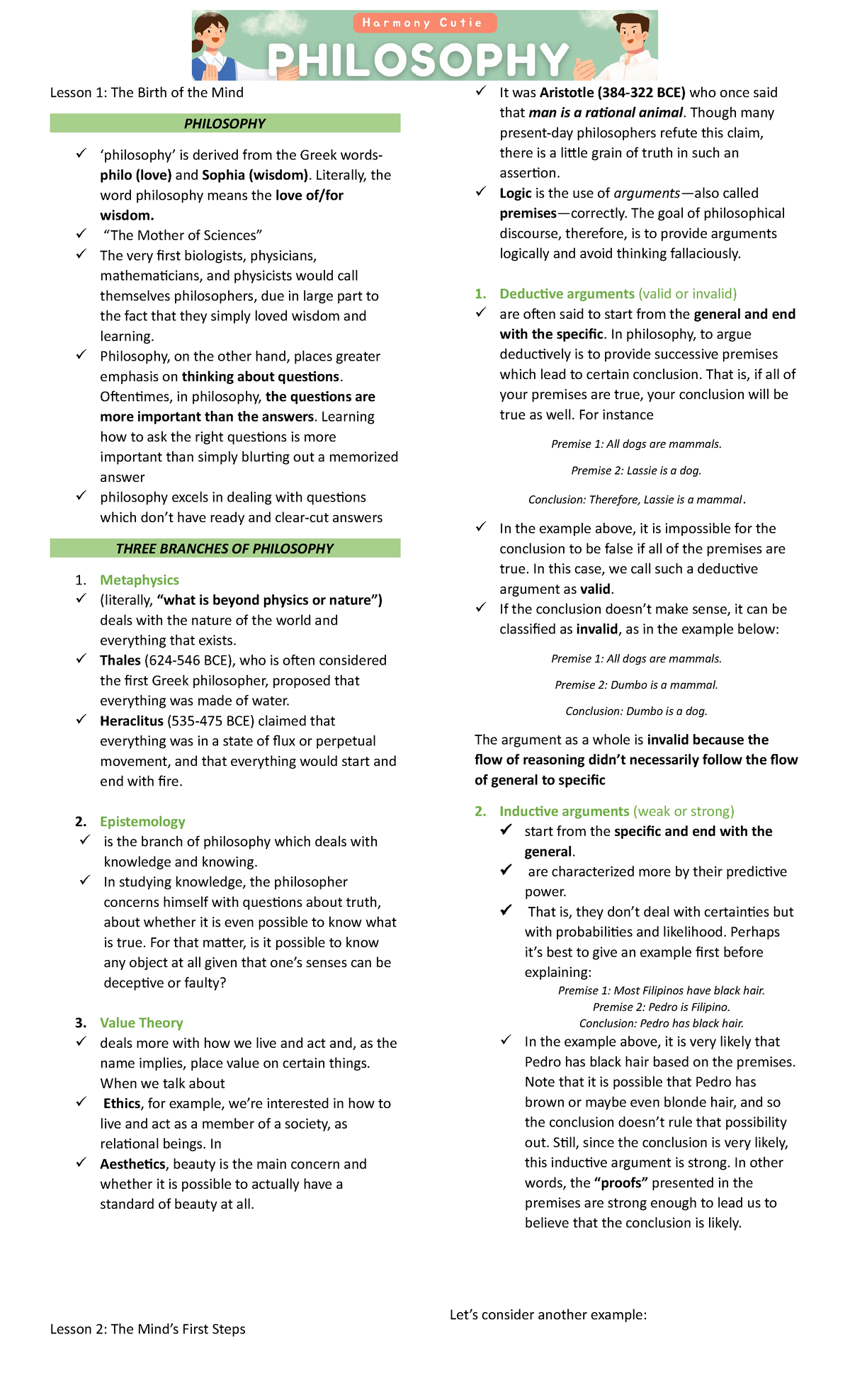 Philo Trans - hiiiiiiiiiiiii - Lesson 1: The Birth of the Mind ...