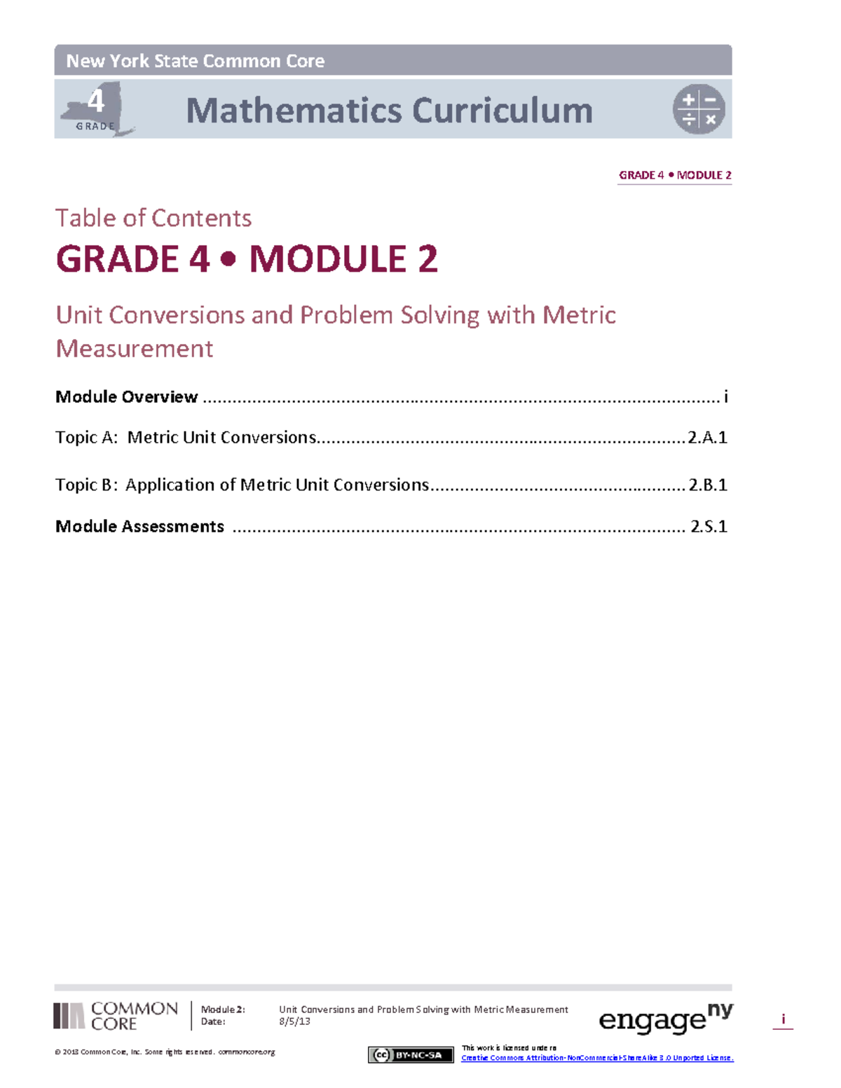 Grade 4 Math Module 2 - 4 G R A D E New York State Common Core ...