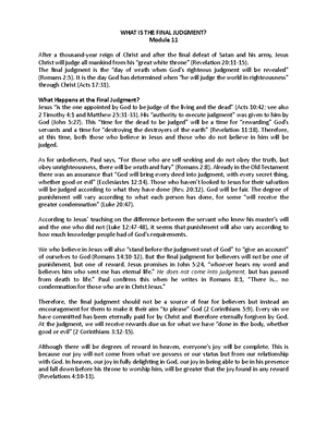 Module 1 the Bible - 1st year - July 17, 2020 What Is the Bible? Module ...