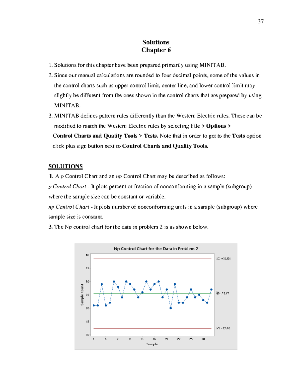 Ch06 - statistical quality control - Solutions Chapter 6 Solutions for this chapter have been ...
